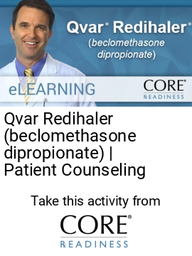 Qvar Redihaler (beclomethasone dipropionate) | Patient Counseling