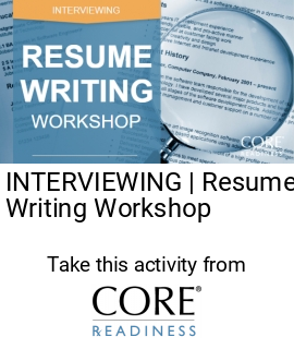 INTERVIEWING | Resume Writing Workshop